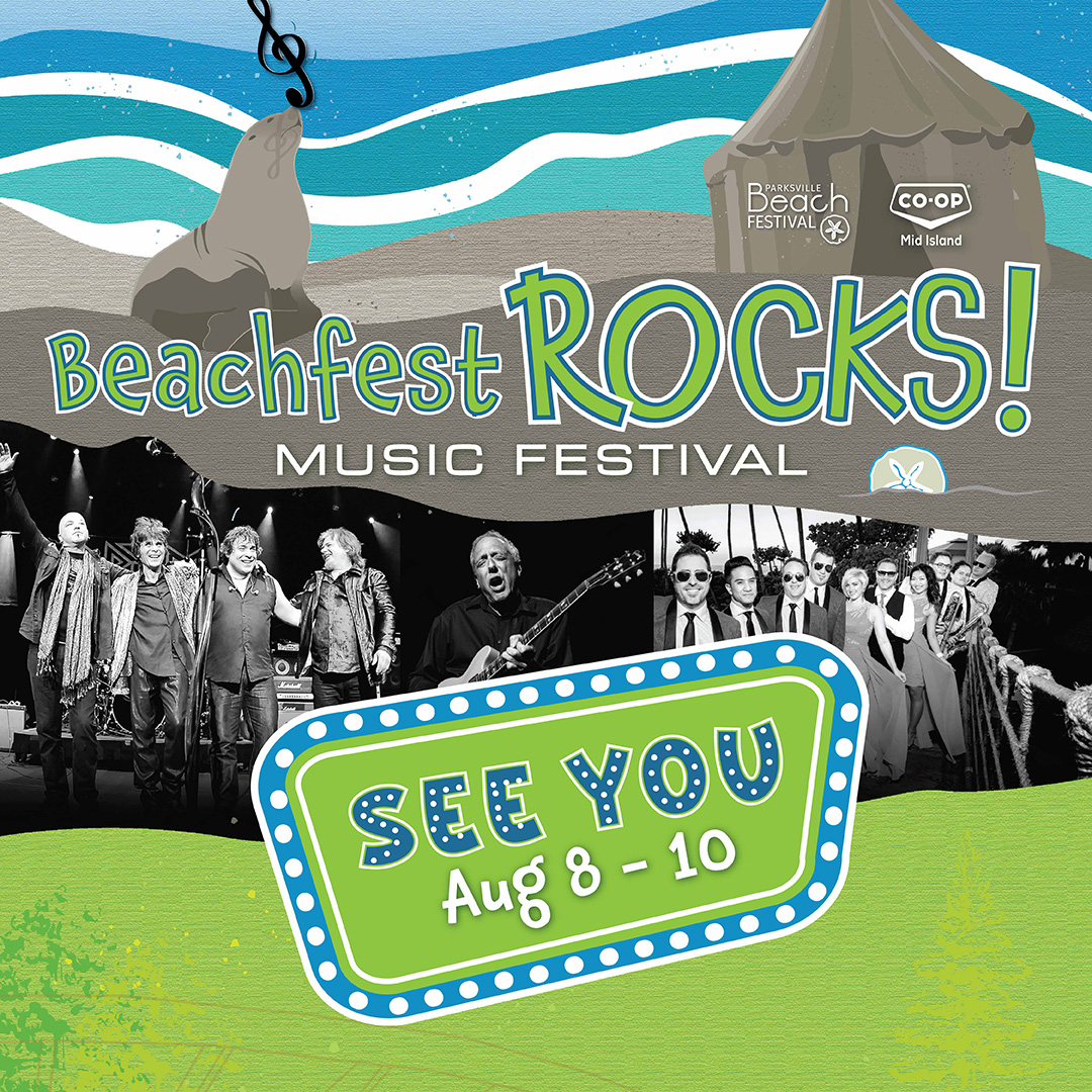 Mid Island Co-op Presents Beachfest ROCKS! - Parksville Beach Festival